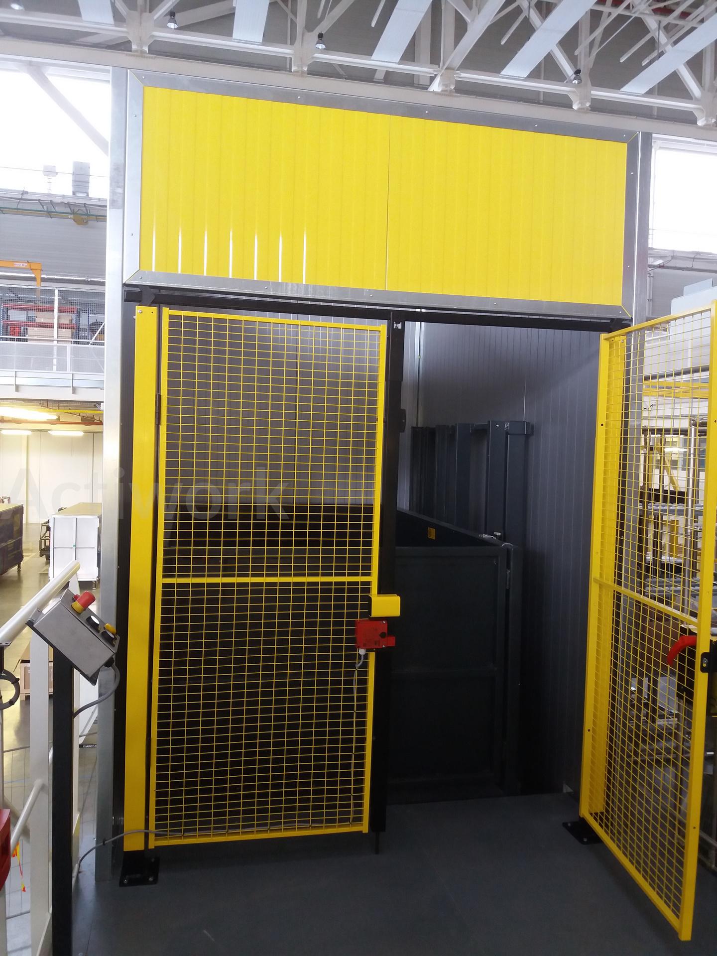 Monte charge électrique simple colonne 2000 kg / 4 m | Actiwork