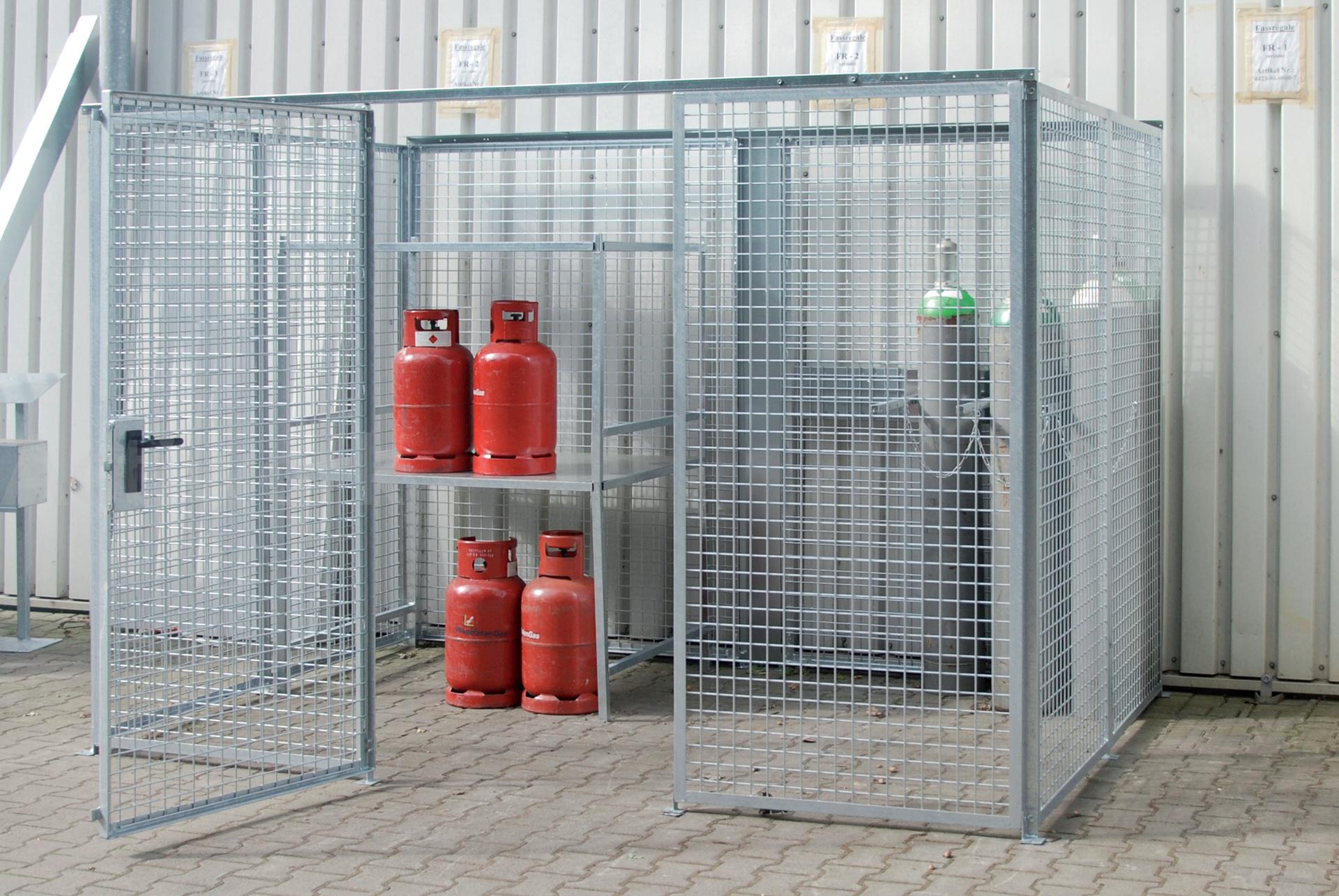 BOX POUR BOUTEILLE DE GAZ MODELE SANS TOIT | Actiwork